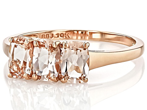 Morganite 10k Rose Gold Ring 1.22ctw - CLG809 | JTV