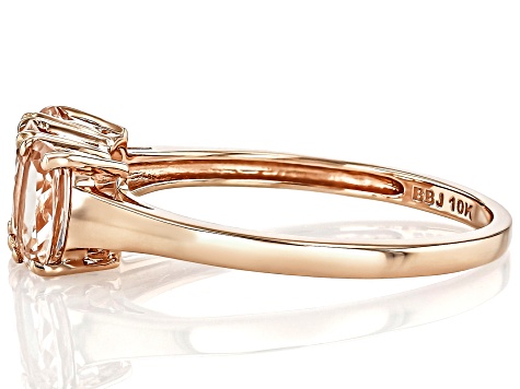 Morganite 10k Rose Gold Ring 1.22ctw - CLG809 | JTV