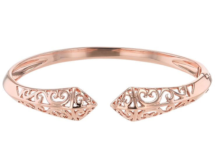 Copper Filigree Cuff Bracelet - COP1387 | JTV