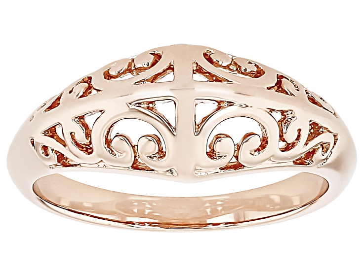 Copper Filigree Ring - COP1388 | JTV
