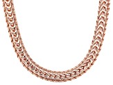 Copper Flat Foxtail 18" Chain Necklace 7mm - COP1434 | JTV