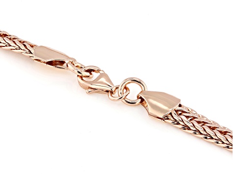 Copper Flat Foxtail 18" Chain Necklace 7mm - COP1434 | JTV