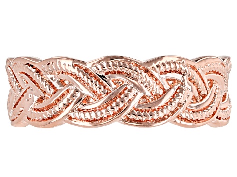 Copper Braid Band Ring - COP630 | JTV