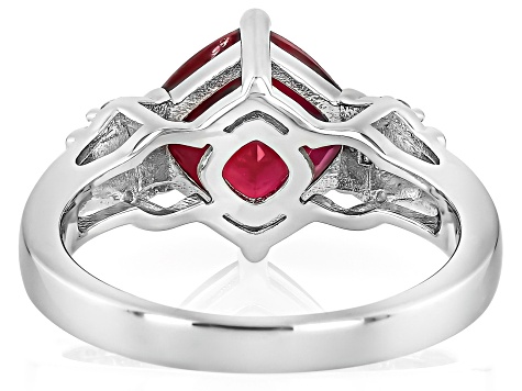 Red Mahaleo(R) Ruby Rhodium Over Sterling Silver Ring 3.50ctw - CTB2143 ...