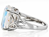 Zero Jupiter™ Quartz Rhodium Over Sterling Silver Ring 6.97ct - CTB2194 ...