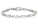 Zero Jupiter™ Quartz Rhodium Over Sterling Silver Bracelet 9.08ctw ...