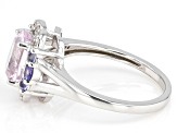 Kunzite Rhodium Over Sterling Silver Ring 1.94ctw - CTB747 | JTV