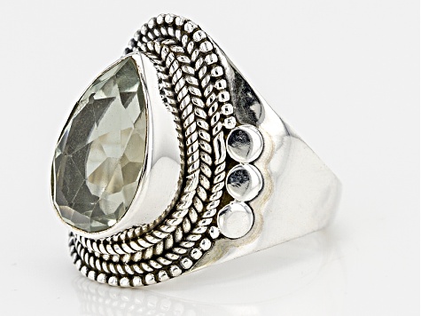 Green Prasiolite Sterling Silver Ring 5.00ct - DOCX456 | JTV