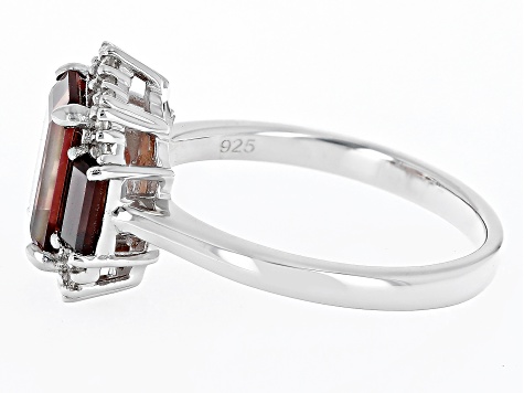 Red Labradorite Rhodium Over Silver Ring 2.50ctw - ISH190 | JTV