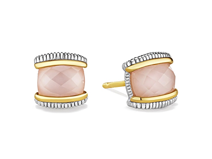 Judith Ripka Couture Eternity Rose Quartz over Pink Mother-of-Pearl ...