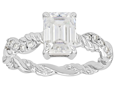 Moissanite Platineve Engagement Ring 1.99ctw DEW. - MFJ894 | JTV