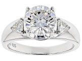 Platineve™ Moissanite Fire® Ring - MOS508 | JTV