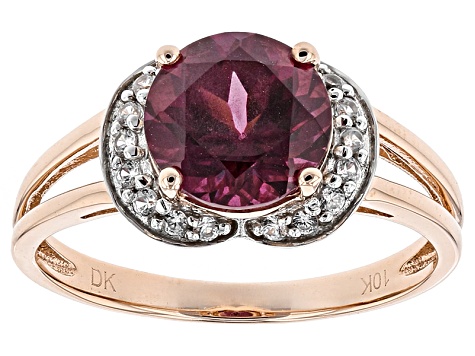 Grape Color Garnet 10k Rose Gold Ring 1.92ctw - MUA006 | JTV