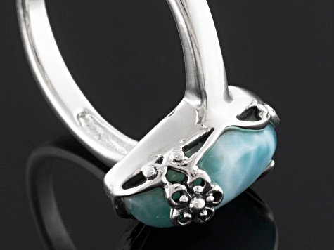Blue Larimar Sterling Silver Ring - NPH088 | JTV