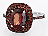 Red Labradorite Rhodium Over Sterling Silver Ring 3.18ctw - OOH111 | JTV