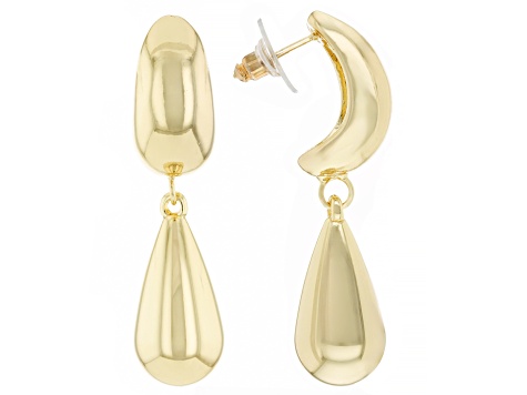 Gold Tone Earrings Set of 3 - OPC1889 | JTV