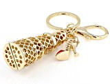 Pearl Simulant, & Multi-Color Crystal Gold Tone Lipstick & High Heel ...