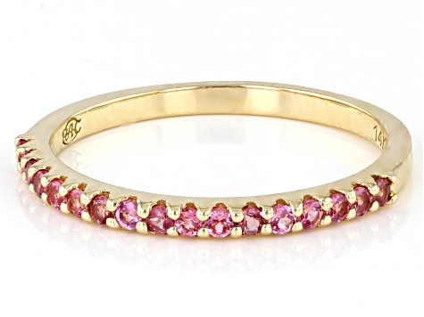 Pink Spinel 14k Yellow Gold Band Ring 0.30ctw - PAC587 | JTV
