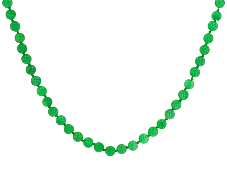 Jadeite bead necklace store