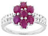 Red John Saul Ruby Rhodium Over Sterling Silver Ring 1.40ctw - RST288 | JTV