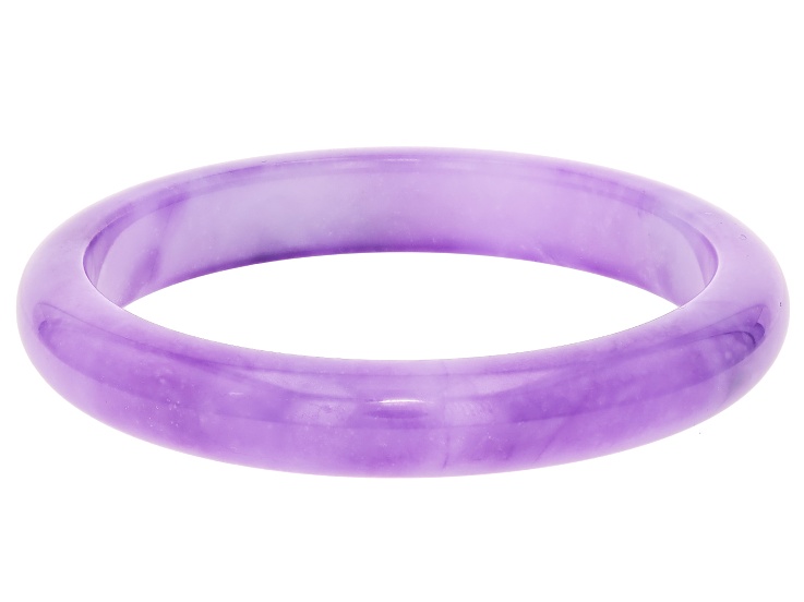 Purple Jadeite Bangle Bracelet - SHD658 | JTV