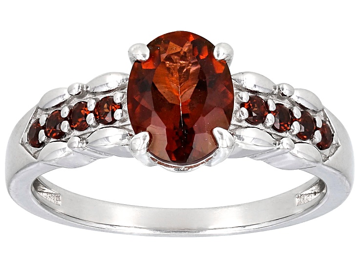 Red Labradorite Rhodium Over Sterling Silver Ring 1.17ctw - STK073 | JTV