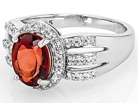 Red Labradorite Rhodium Over Sterling Silver Ring 1.67ctw - STK374 | JTV