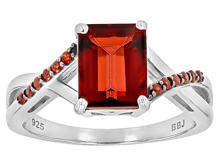 Red Labradorite Rhodium Over Sterling Silver Ring 2.02ctw - STK375 | JTV