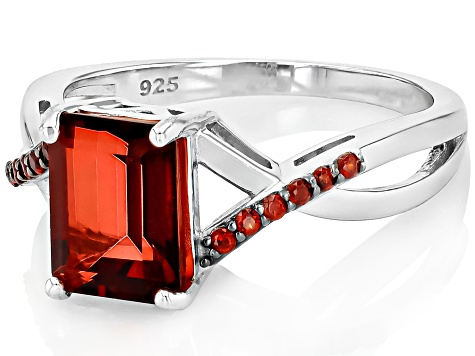 Red Labradorite Rhodium Over Sterling Silver Ring 2.02ctw - STK375 | JTV