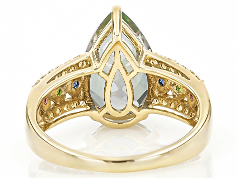 Mystic Fire Topaz, Chrome, Rhodolite, White Topaz, Lab Blue Sapphire ...