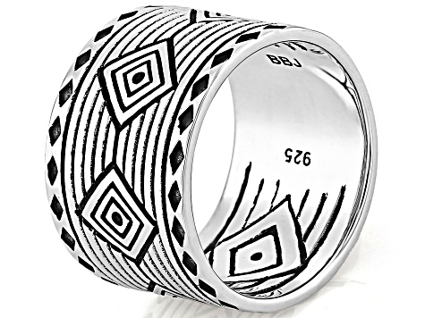 Sterling Silver Band Ring - SWE3776 | JTV