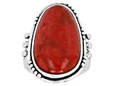 Sponge Coral Sterling Silver Solitaire Ring - SWE3794 | JTV