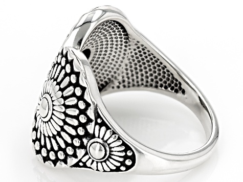 Sterling Silver Sunburst Band Ring - SWE3832 | JTV