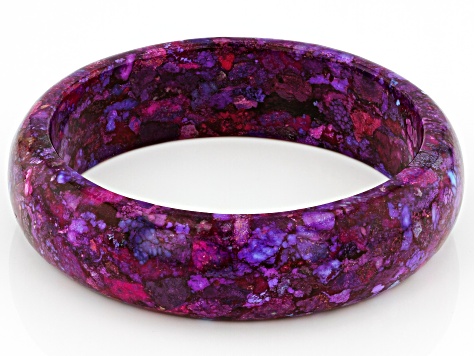 Purple Turquoise Bangle Bracelet - SWS016B | JTV