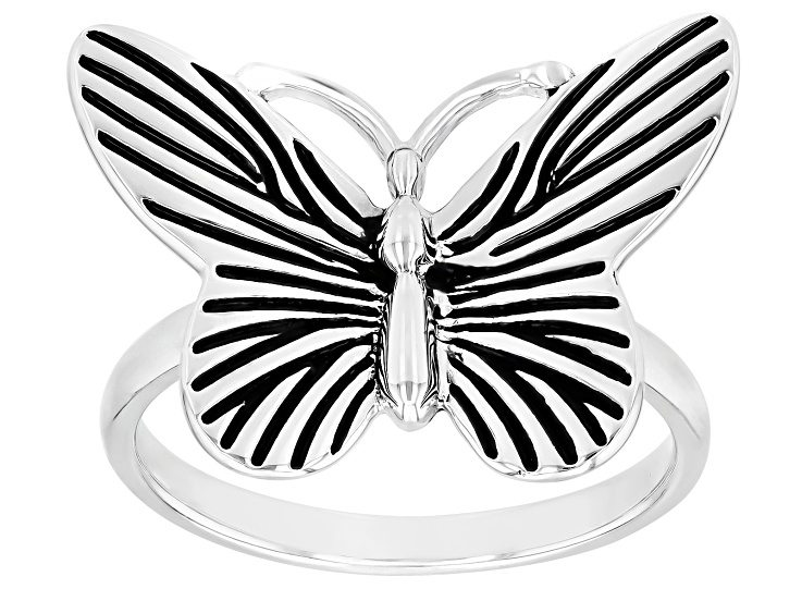 Sterling Silver Butterfly Ring - SWW901 | JTV