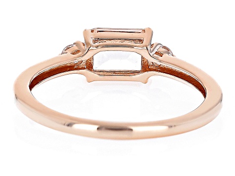 Peach Morganite 10k Rose Gold Ring 0.92ctw - TCG255 | JTV