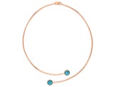 Timna Jewelry Collection™ Blue Turquoise Copper Collar Necklace ...