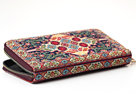 Multi Color Turkish Tapestry Fabric Wallet - TRK529 | JTV