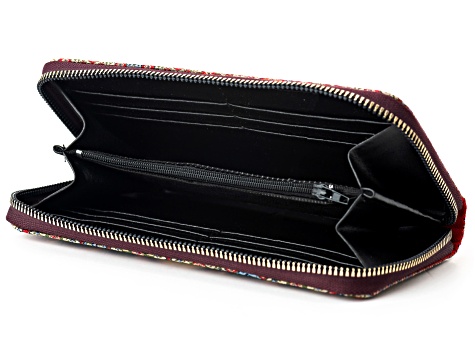 Multi Color Turkish Tapestry Fabric Wallet - TRK529 | JTV