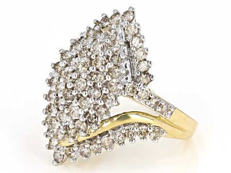 Candlelight Diamonds™ 10k Yellow Gold Cluster Ring 2.00ctw - UDG404 | JTV