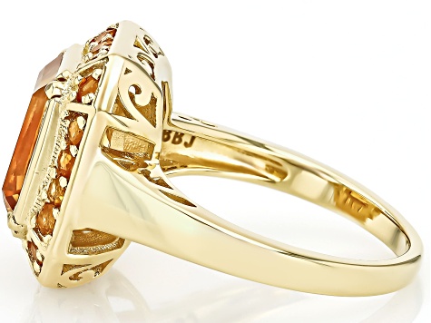 Citrine 18k Yellow Gold Over Sterling Silver Ring 3.27ctw - WIG685 | JTV