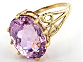 Pink Kunzite 14k Yellow Gold Ring 10.46ct - WPG460 | JTV