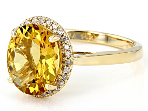 Yellow Beryl 14k Yellow Gold Ring 2.53ctw - WPG518 | JTV