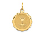 14K Yellow Gold Holy Communion Disc Charm - 1165VA | JTV