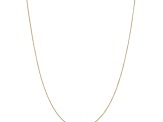 14k Yellow Gold 0.42mm Solid Curb 13 Inch Chain - 1192VA | JTV