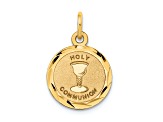 14K Yellow Gold Holy Communion Disc Charm - 12X6WA | JTV