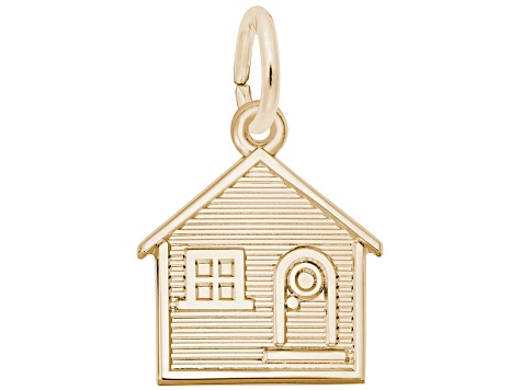 14K Yellow Gold House Charm - 13ZN1A | JTV