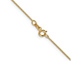 14k Yellow Gold 0.5mm Solid Box 20 Inch Chain - 144VVC | JTV