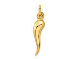 14k Yellow Gold 3D Italian Horn Pendant - 173TCA | JTV