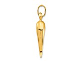14k Yellow Gold 3D Italian Horn Pendant - 173TCA | JTV
